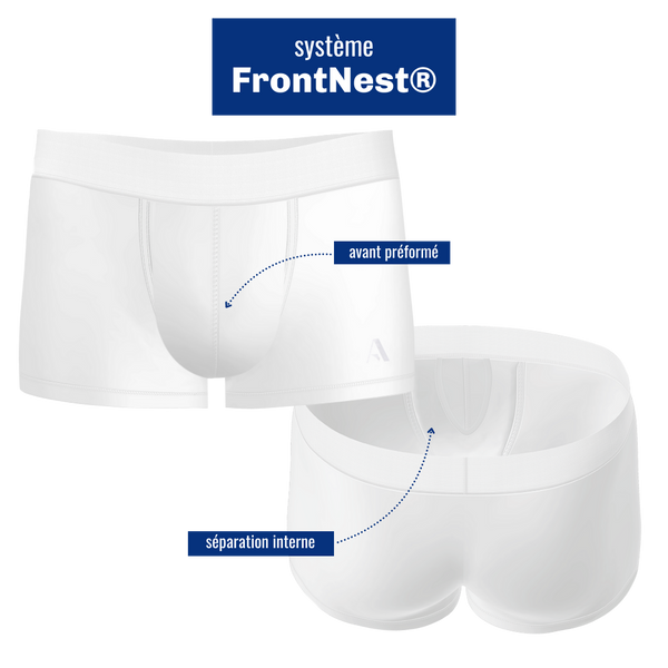Le concept AKINOM | Confort masculin & système FrontNest® | AKINOM